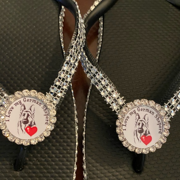 Shoes | German Shepard Flip Flops | Poshmark